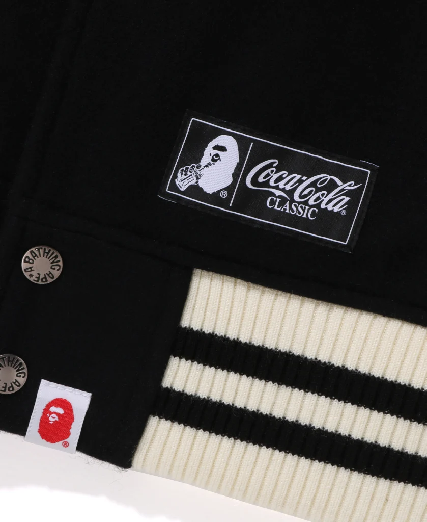 BAPE X Coca-cola Varsity Jacket - USA Varsity Jacket