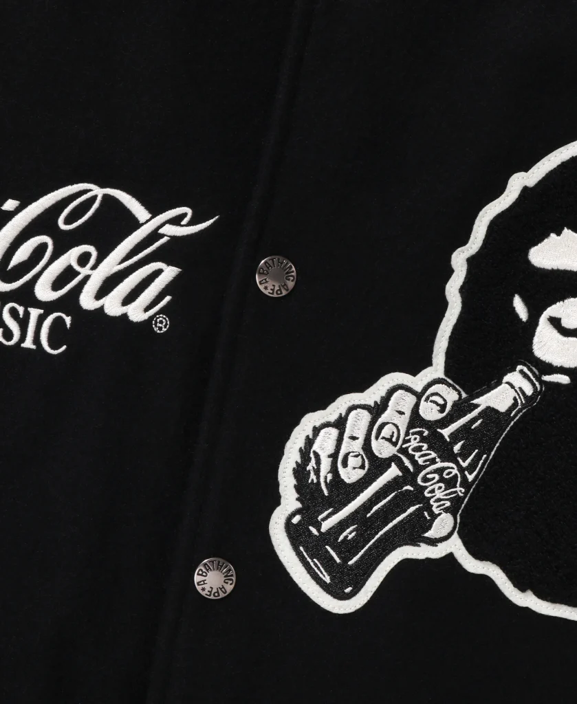 BAPE X Coca-cola Varsity Jacket - USA Varsity Jacket